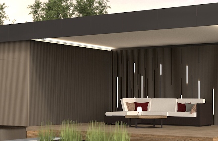 Die Renson Aero Canvas: Qualität Pergola mit Leinwand | Renson AT