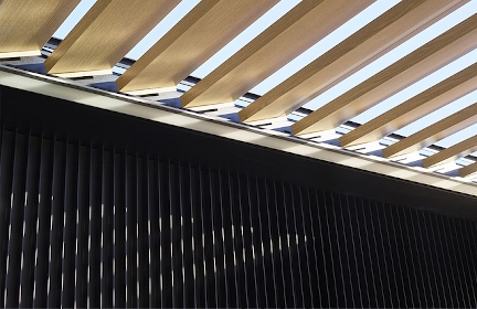 Side walls for pergolas and carports | Linearte wall | Renson US