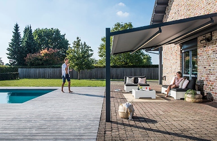 A custom patio cover thanks to a modular system | Blog | Renson US